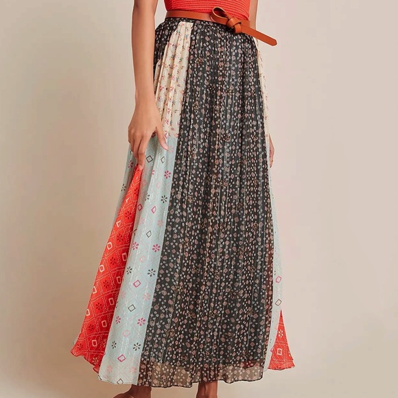 Anthropologie | Skirts | Htf Anthropologie Verb Bohemian Gypsy Maxi ...